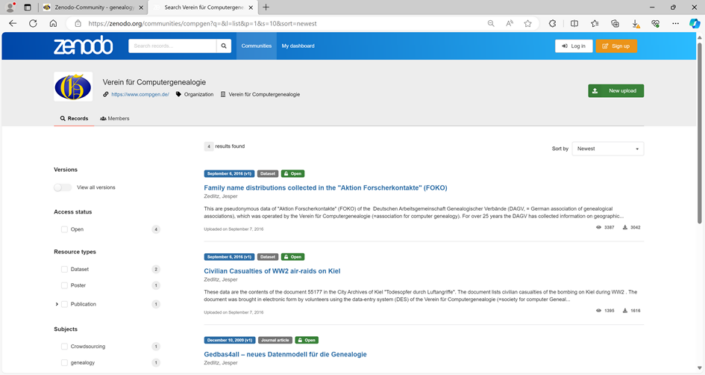 Zenodo – eine Plattform zur Veröffentlichung von Forschungsdaten und mehr • Verein für ...